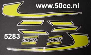 Stickers for honda ss50 scooters, mopeds and 2-stroek bikes - 50cc.eu